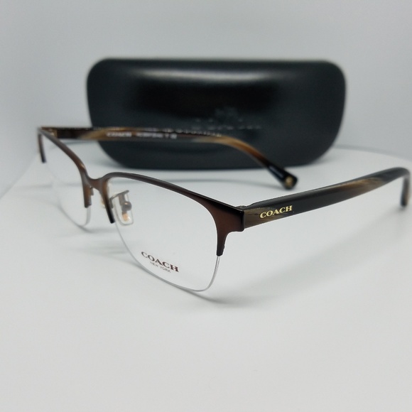 Coach | Accessories | Coach Rx Eyeglasses Satin Brown Semi Rim | Poshmark
